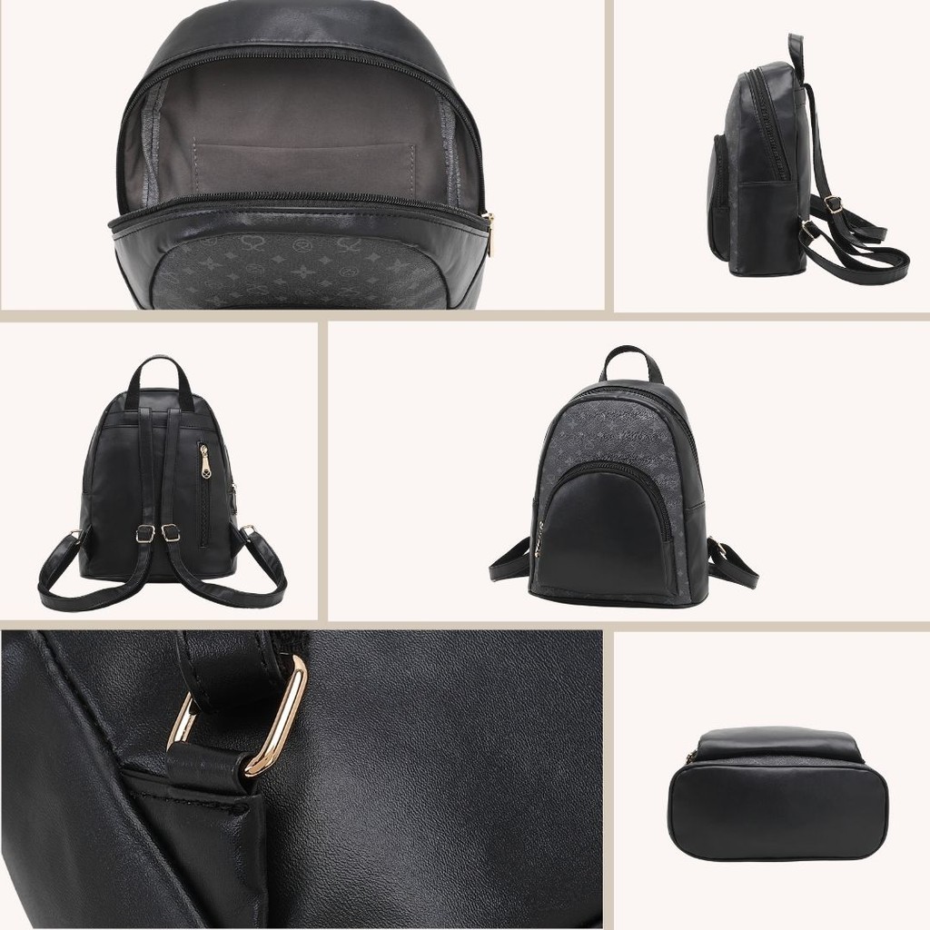 Sara Smith Ladies Monogram Mini Backpack - Multi Color SEL 3288 ...