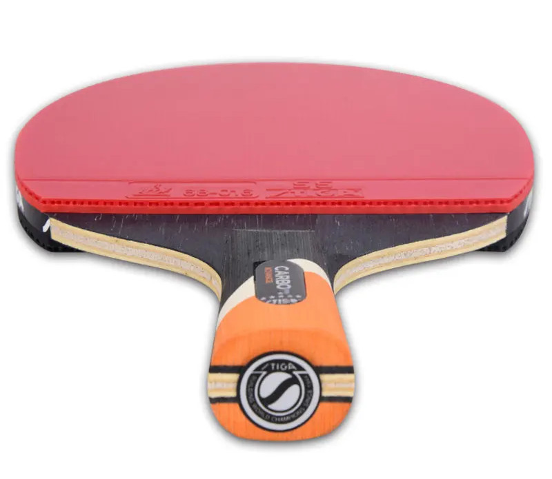 STIGA CARBO 6 Star Table Tennis Racket 5 Wood + 2 Carbon Ping Pong ...
