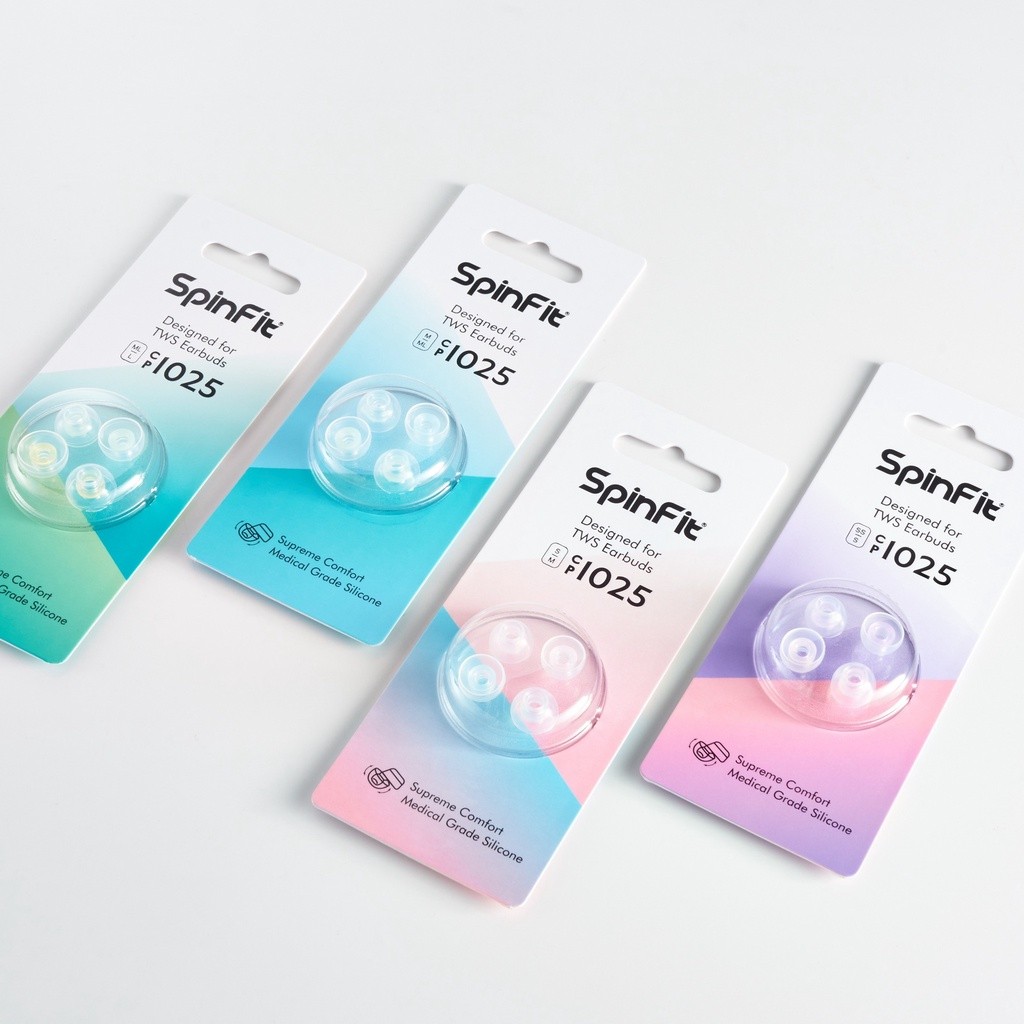 SpinFit CP1025, Silicone Replacement Eartips (2 Pairs): for TWSMedical ...