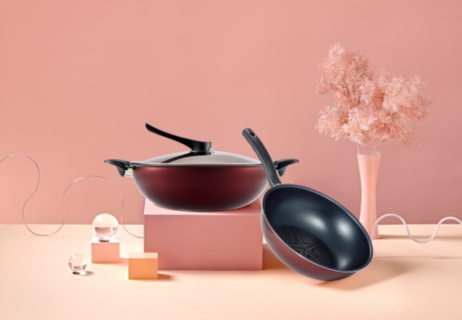 HAPPYCALL Solaris Diamond IH Wok Pan + Lid (28cm) 4900-0152 | Shopee Malaysia