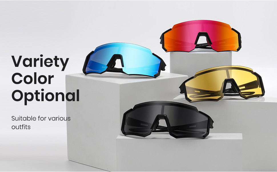 Cyxus Polarized Photochromic Sunglasses Monoblock Design Sports Unisex ...