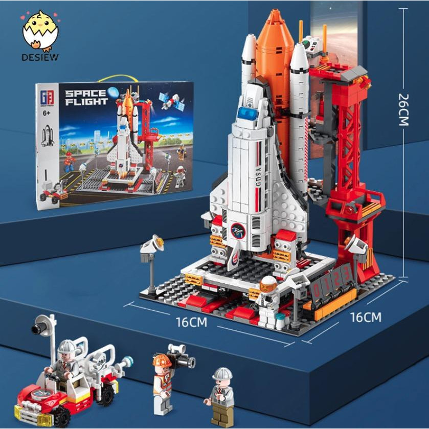 Roket Blok Aerospace Rocket Building Blocks Space Station Shuttle ...
