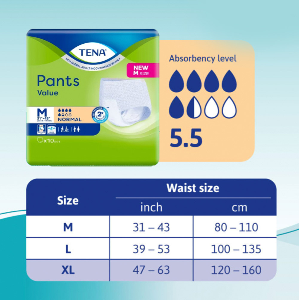 Tena Value Pants XL (8 Pcs x 6 Packs) | Shopee Malaysia