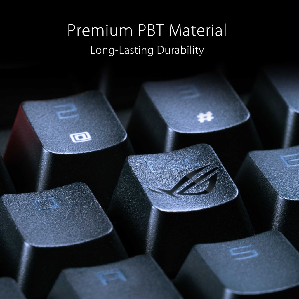 ASUS ROG PBT Gaming Keycap for ROG NX Switch with 124 Keys PBT Gaming ...