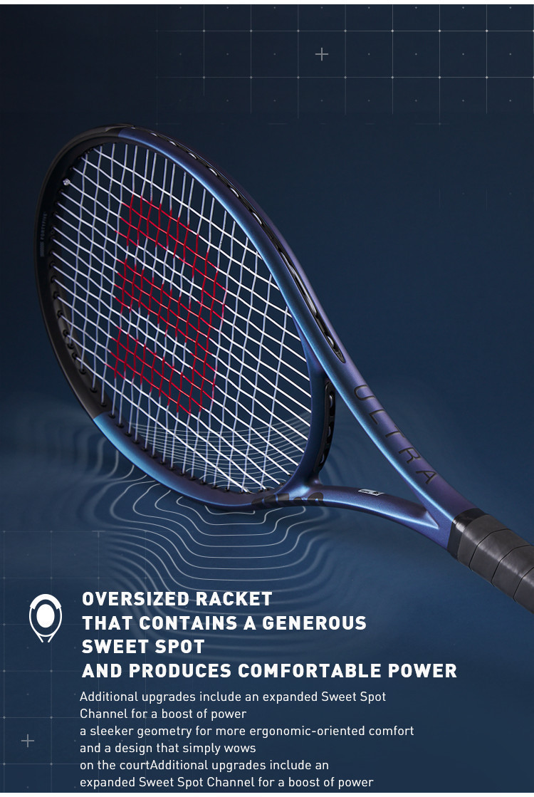 Wilson Ultra 108 V4.0 Performance Tennis Racket (Unstrung) WR108611U ...