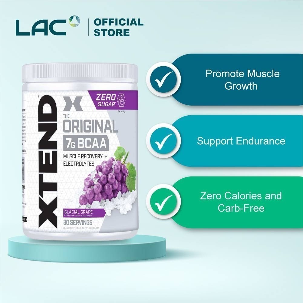 SCIVATION XTEND BCAAs Grape (405g/30 Servings) [Exp May 2026] 78500130 | Shopee Malaysia