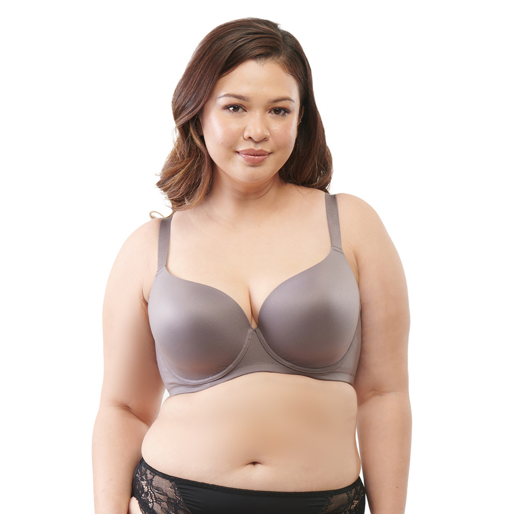 XIXILI CADY SEAMLESS T-SHIRT BRA - GREY | Shopee Malaysia