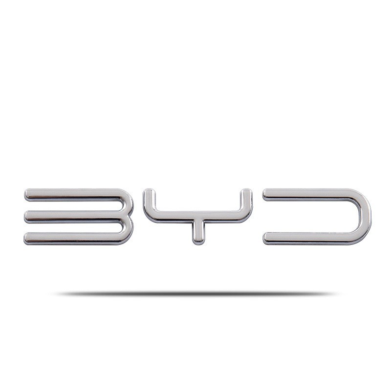 BYD Metal Emblem Sticker Rear Tail Emblem Body Sticker | Shopee Malaysia