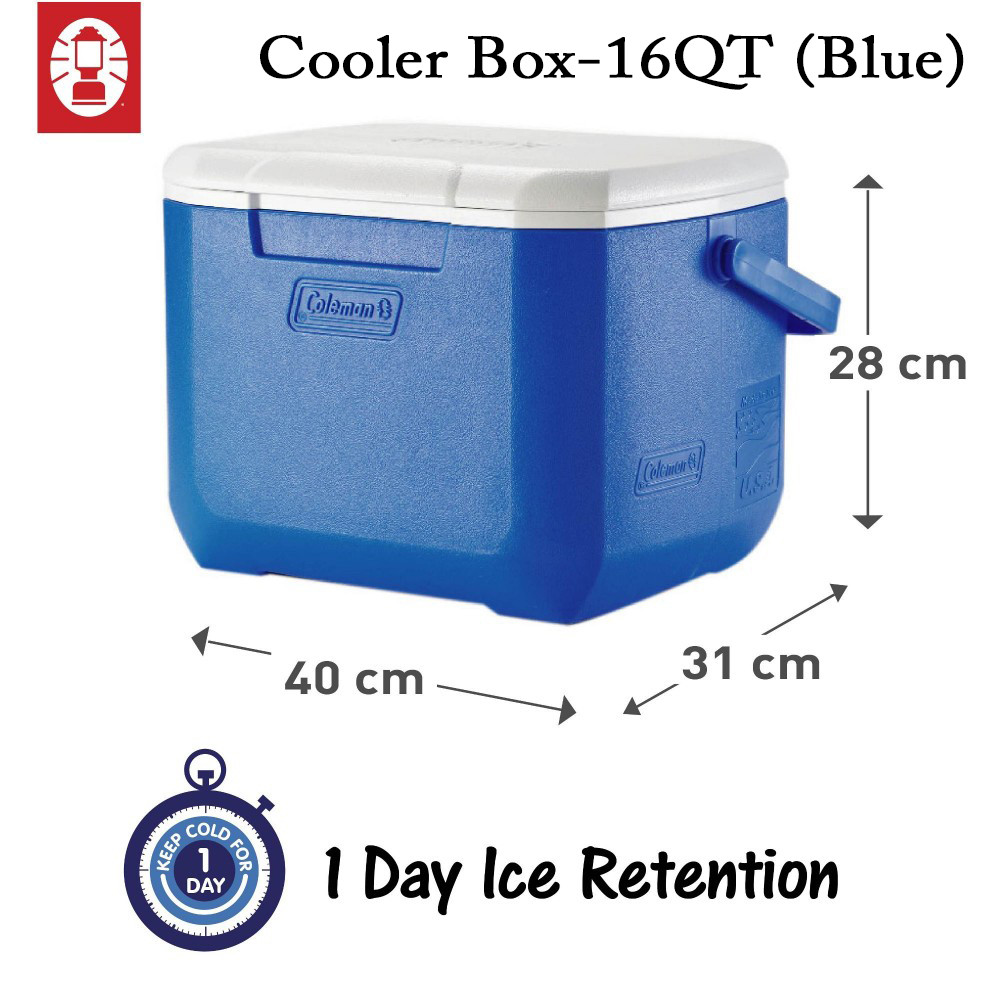 [15 LITRES] Coleman Cooler Box 16QT Excursion Tahan Sejuk Ice Cooler ...