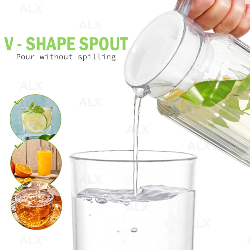 ALX 1.7L Serving Jug Water Pitcher Cold Warm Water Tea Juice Jug ...
