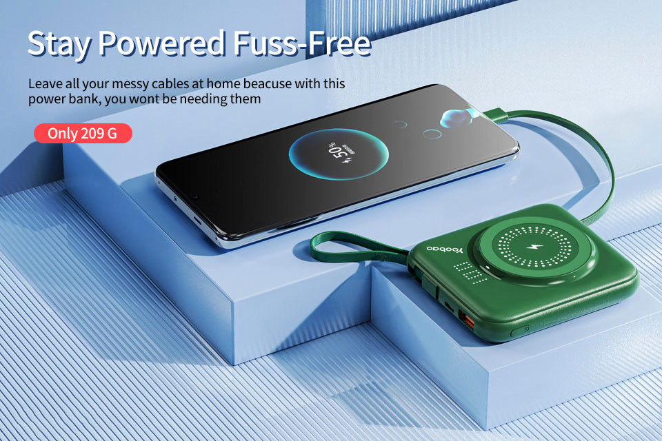 Yoobao Wireless Powerbank Fast Charging SCP (10000mAh/22.5W/PD20W) W1 ...