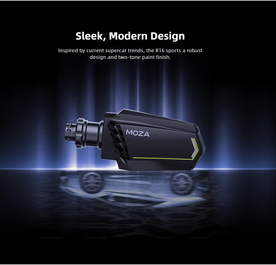 25.07 SALE 】MOZA Racing R16 Wheel Base PC High end 16NM Direct Drive ...