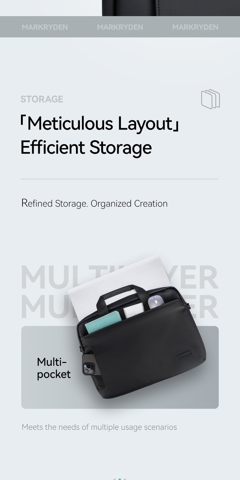 MARK RYDEN Beg Laptop Bag Briefcase Men Office Computer Bag | Shopee ...