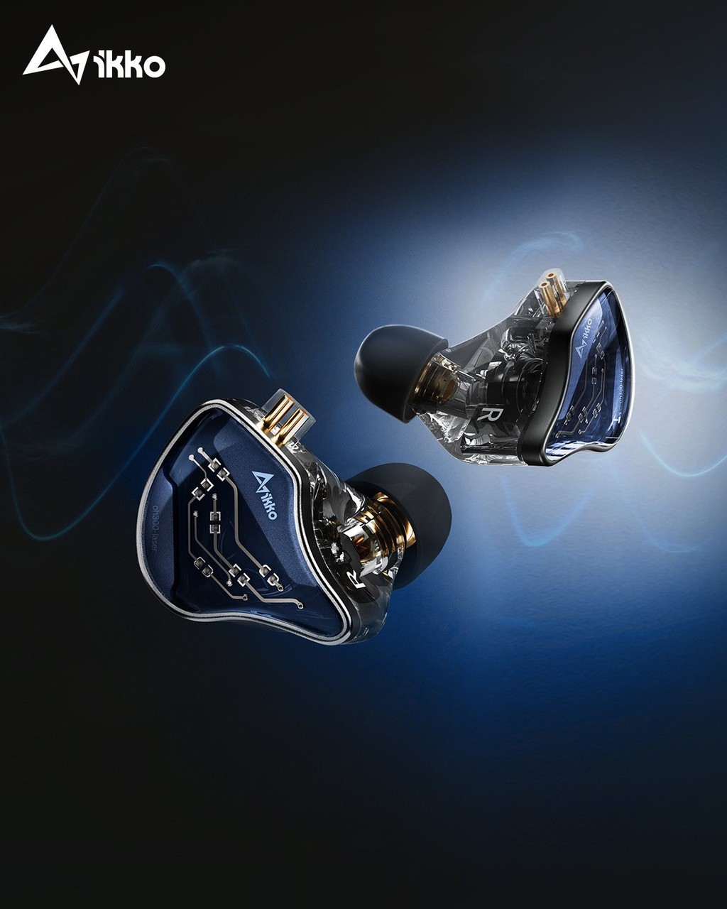 iKKO OH300, In-Ear Monitors: Wired HiFi IEMs with Photochromic Glass Headset Earphones IEM ...