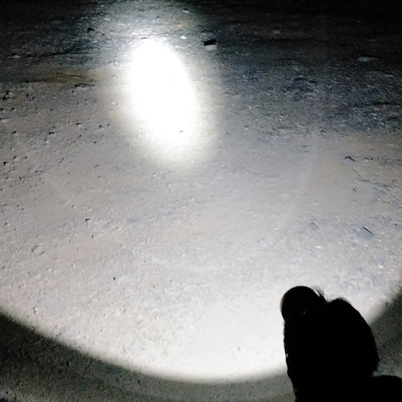 Smiling Shark Super Bright Headlight LED Waist Hang Split Headlamp USB ...