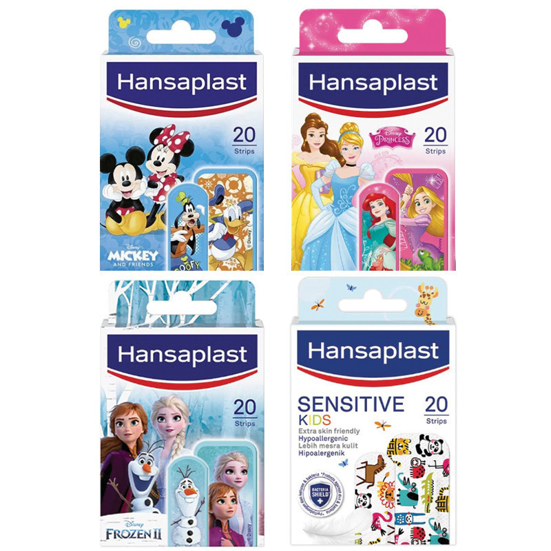 Hansaplast Kids Plaster Disney (20 Strips) / Sensitive Kids Plaster (20 ...