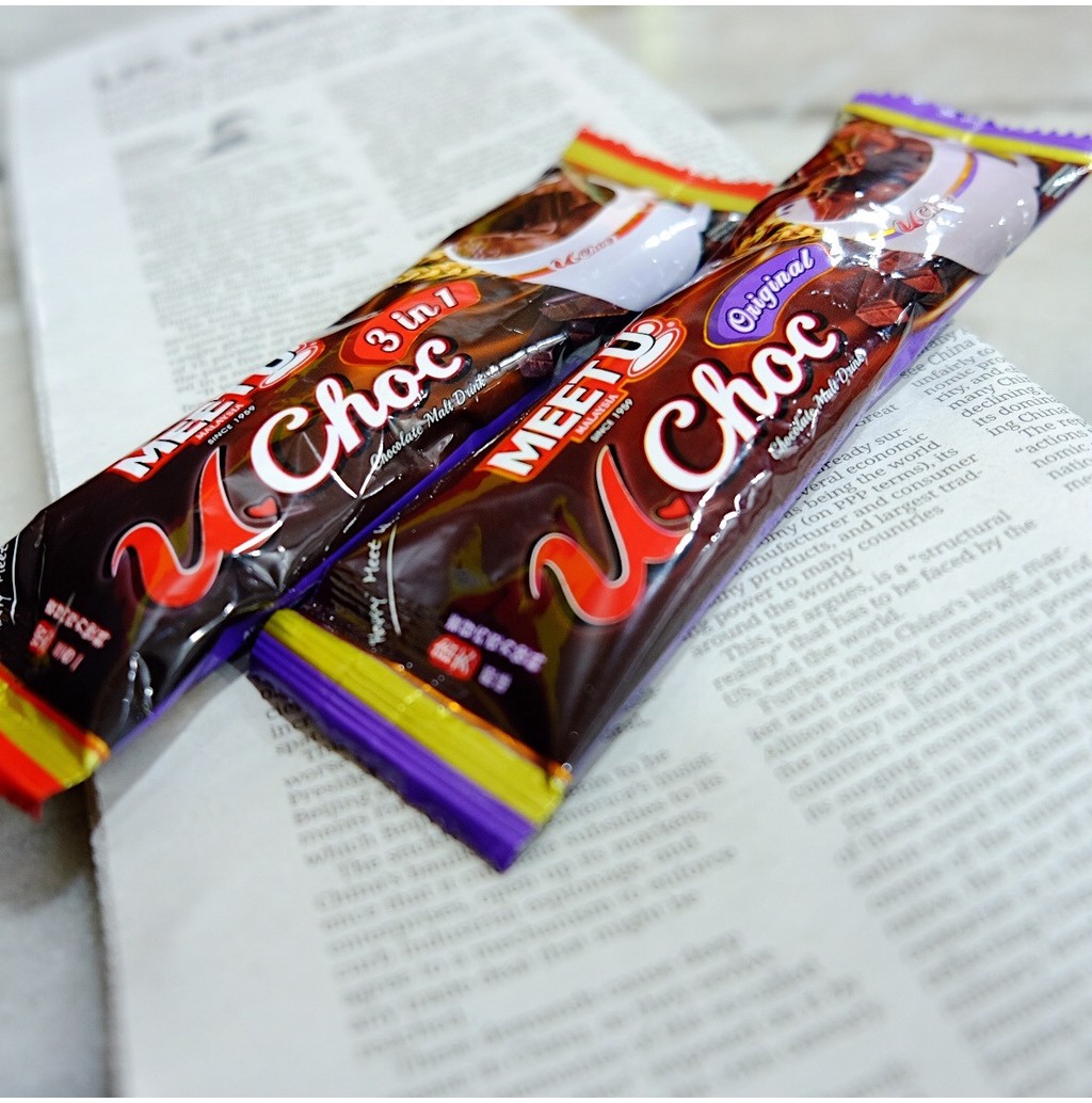 MEET U UChoc Chocolate Malt Drink Original | Minuman Malt Coklat Rasa Asli (15's x 36g) HALAL ...