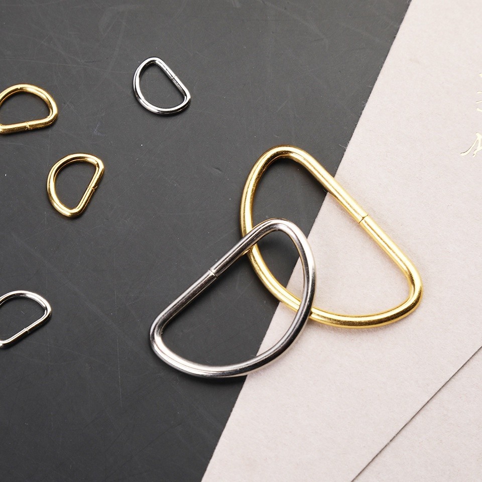 Metal D ring/ Bag Accessories D Buckle 2 Pieces/ D Buckle Ring for Bag ...