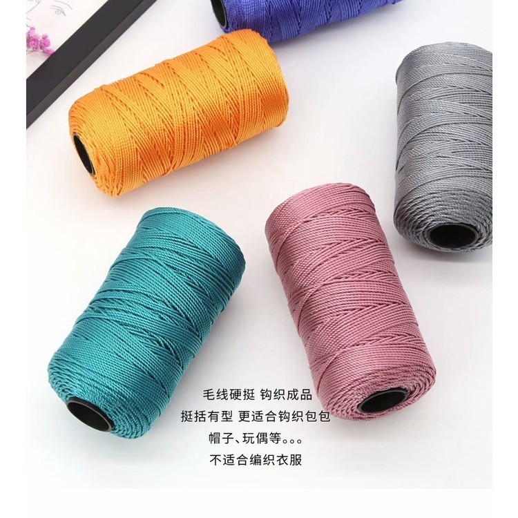 Benang Kait Beg/ Benang PP/ Benang Nylon/ Nylon Crochet Yarn/ Bag ...