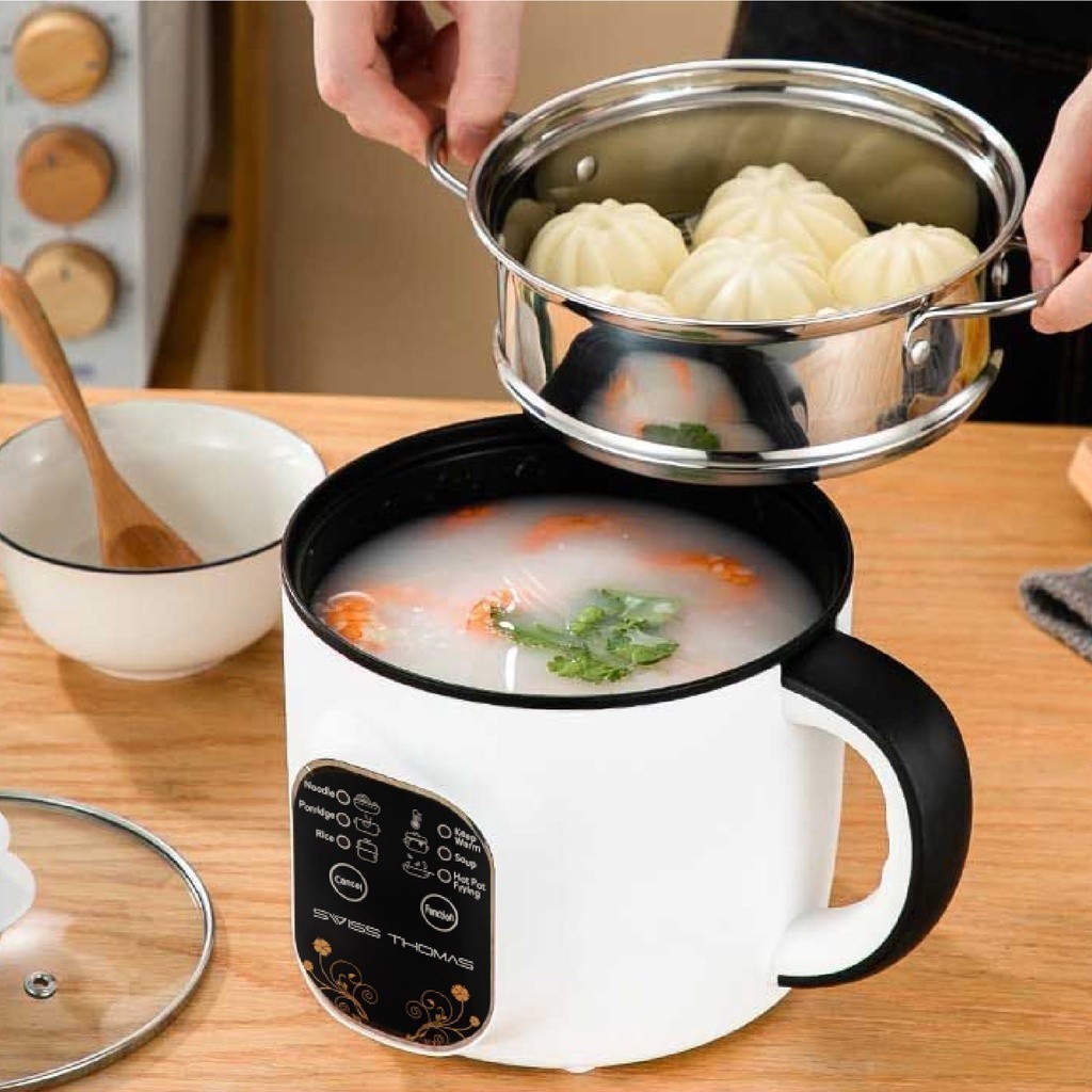 Swiss Thomas Electric Rice Cooker - Multifunctional Non-Stick Cooking ...
