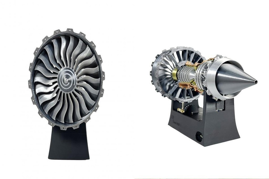 [stylishlife] Twin-flow Turbojet Engine Model A380 Tr900 Engine Replica ...