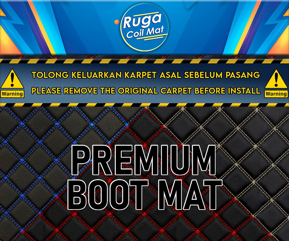 TOYOTA VELOZ ( 2023 - 2025 ) Karpet Bonet Kulit PU PREMIUM QUALITY PU ...