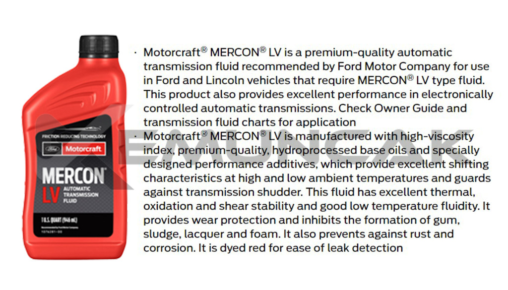 (100% Genuine) FORD Motorcraft | Mercon LV ATF Gearbox Automatic ...