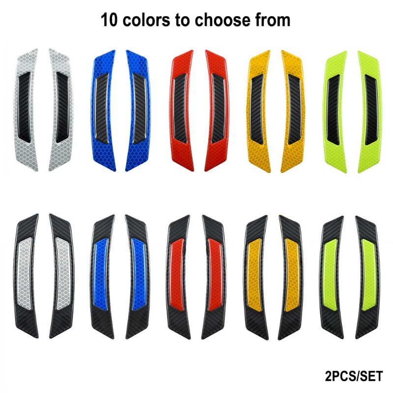 Car ReflectiveTrim Carbon Fiber Side Stickers Automotive Exterior ...
