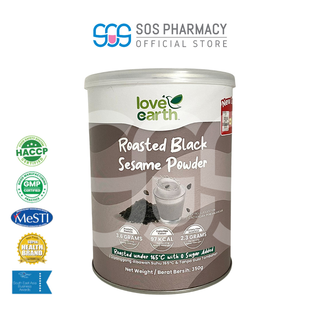 Love Earth Roasted Black Sesame Powder (350g) | Shopee Malaysia