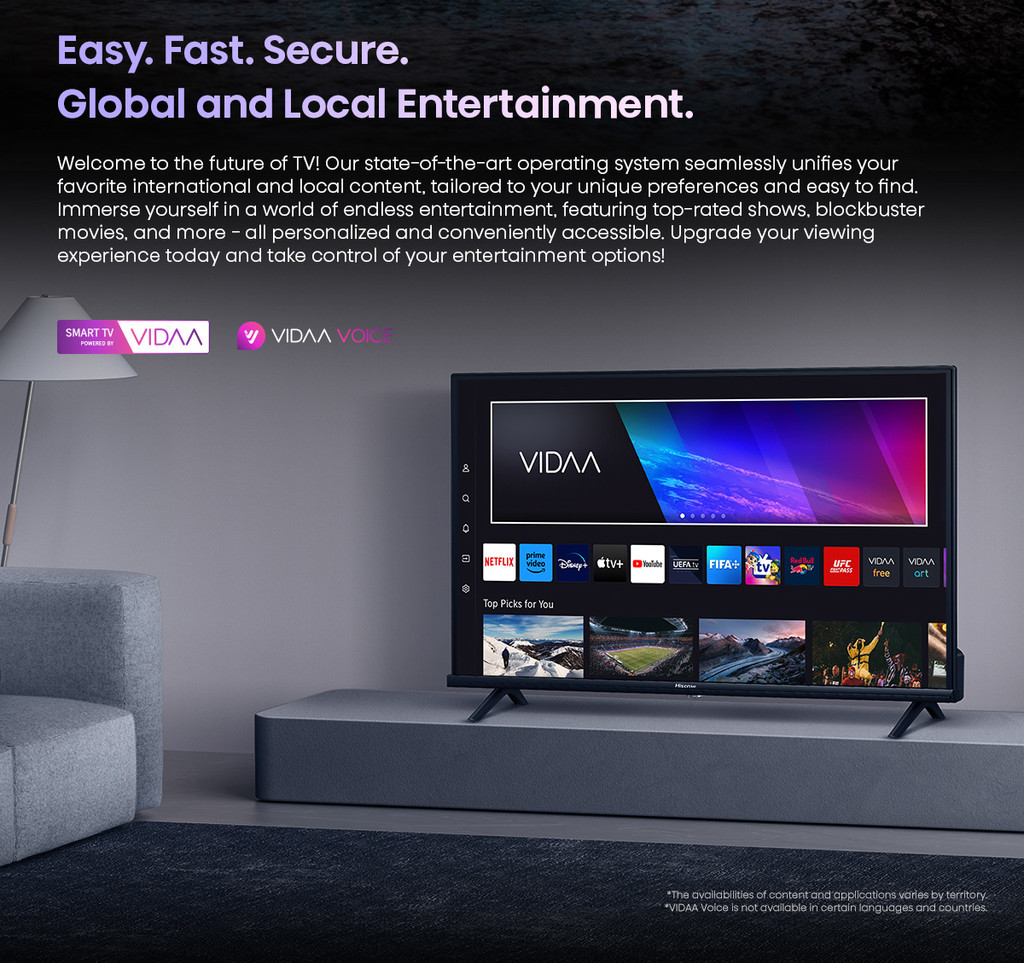 Hisense 55/65/75/85 inch Mini-LED ULED 4K Smart TV /144 Hz / QLED ...