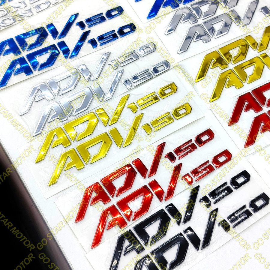 (1Set-2pcs) ADV150 ADV160 ADV 150 160 Emblem Sticker Logo 3D Badge ...