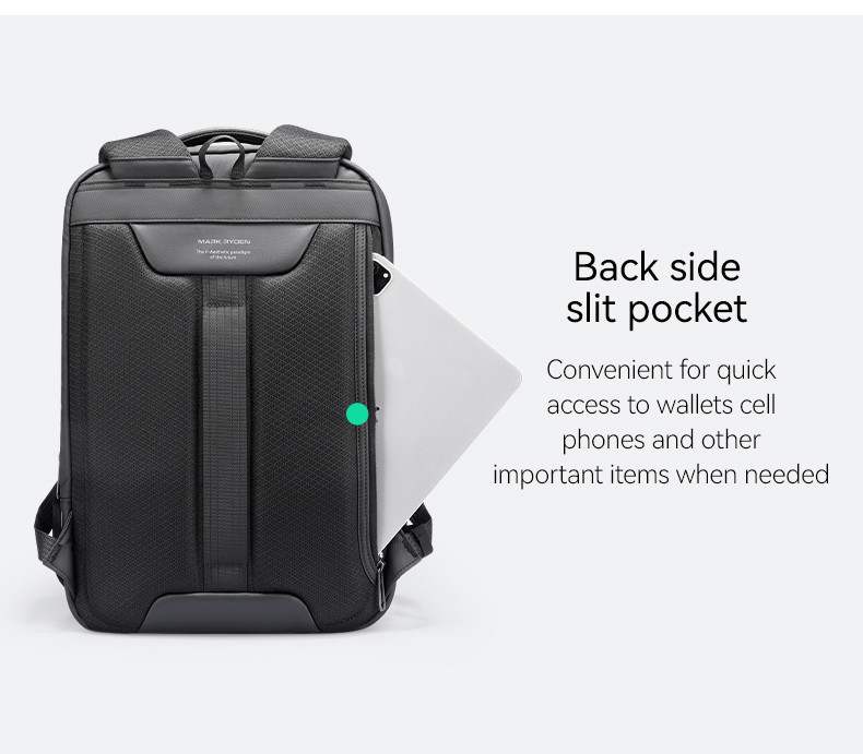 Men's EVA material USB interface Splash Proof crush-resistant geometric ...