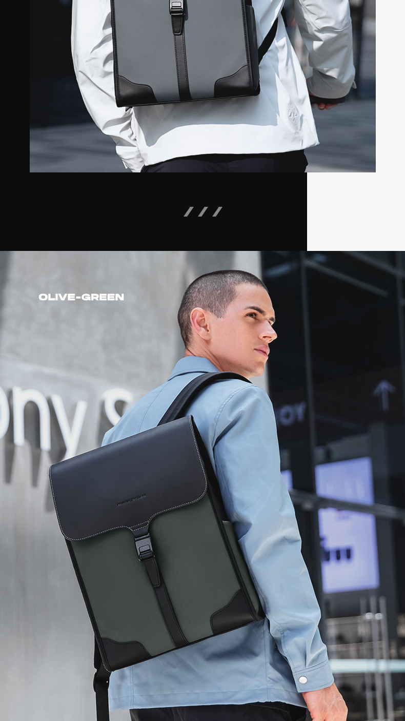 MARK RYDEN Office Work Bag Men Backpack School Bag Lightweight (15.6 ...