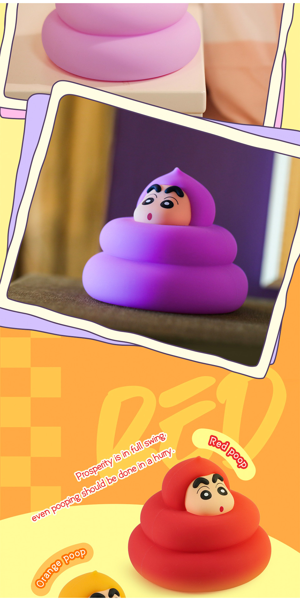 52TOYS Crayon Shinchan Poop Light Merch | Shopee Malaysia
