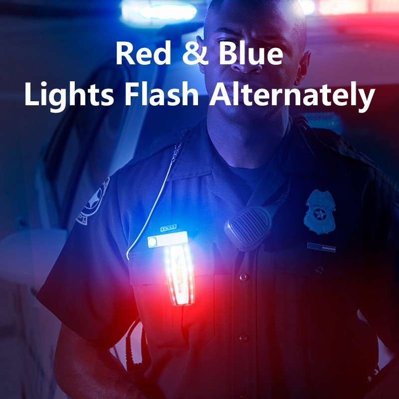 SmilingShark Strobe Light Police Led Red Blue Flash Light Warning ...