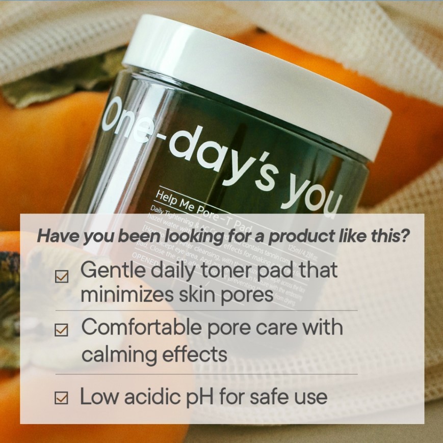[Toner pad] Pore minimizing/ Brightening/ Soothing/ Dark spot reduction ...