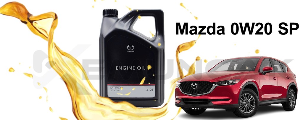 (100% Genuine) MAZDA 0W20 Engine Oil Fully Synthetic (4.2L) - API SP ...