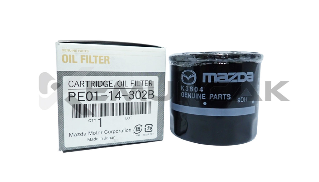 (100% Genuine) MAZDA SKYACTIV | Oil Filter PE0114302B - MAZDA 2 3 6 CX5 ...
