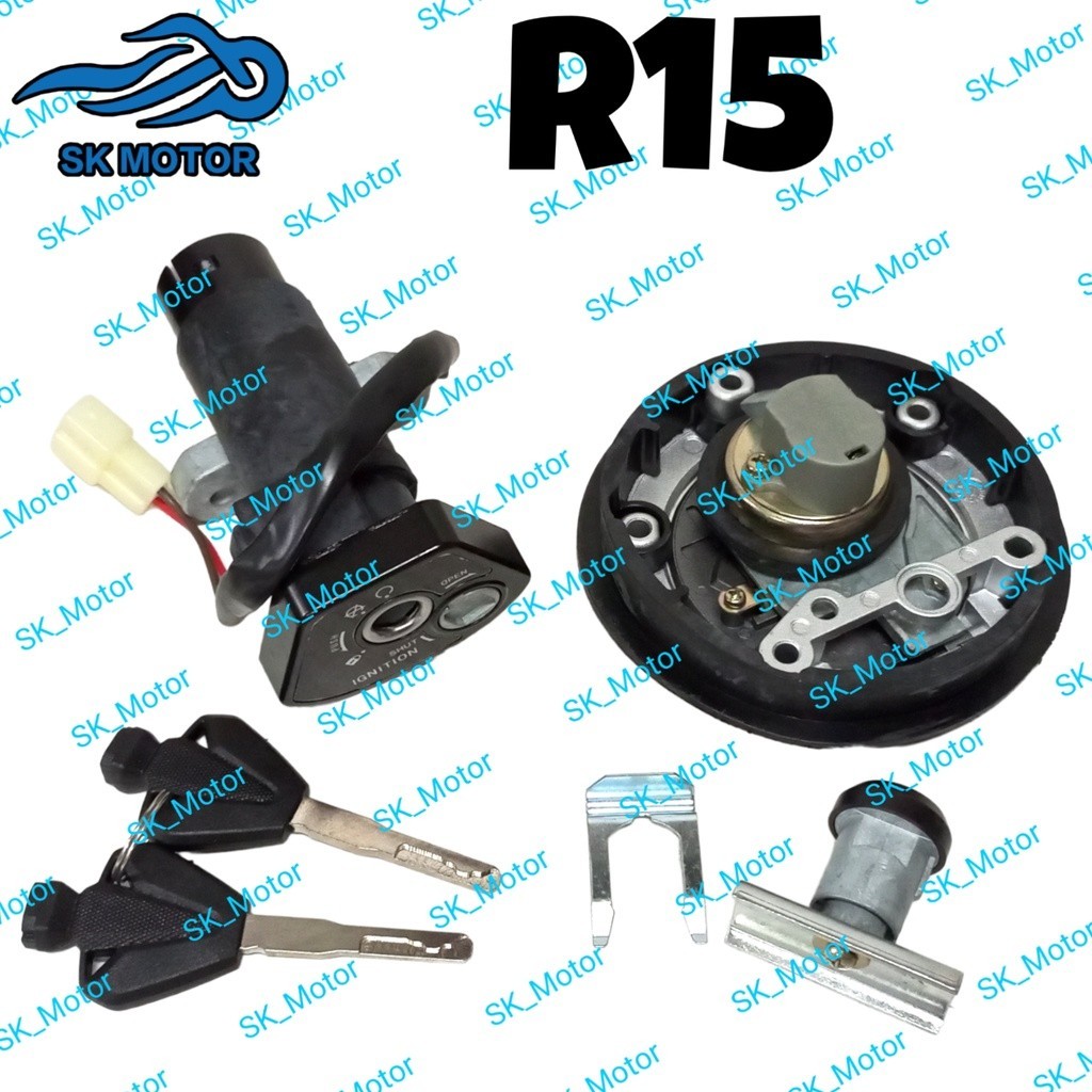 Yamaha YZF-R15 / R15 Original Ignition Main Switch / Full Set Switch ...
