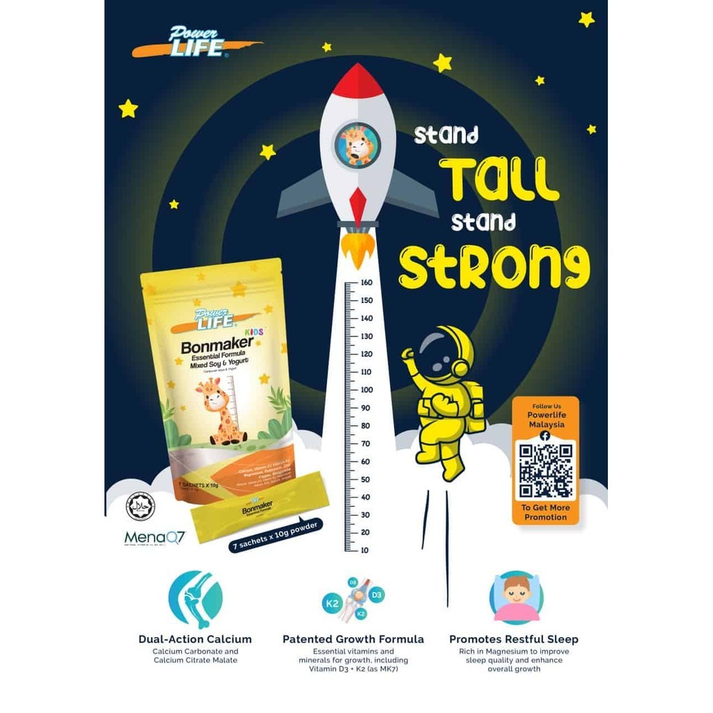 Alpro Pharmacy Exclusive - Powerlife Bonmaker Kids 7s | Shopee Malaysia