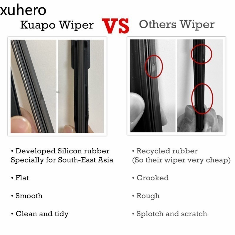 (Select Your Model) ISUZU DMAX Wiper Blade Set/Pair for 2002-2023 D-MAX DMX AT/MT Pickup Car ...