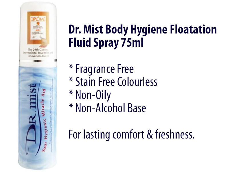 Dr Mist Body Hygiene Floatation Fluid Spray ( 75ml / 3 X 75ml) | Shopee ...
