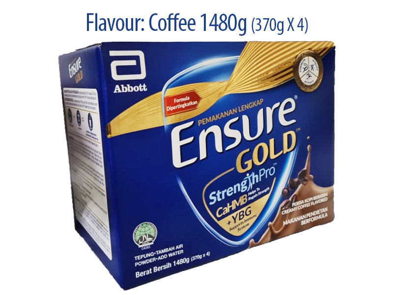 Ensure Gold Powder (Vanilla / Wheat / Coffee) 1480g | Shopee Malaysia