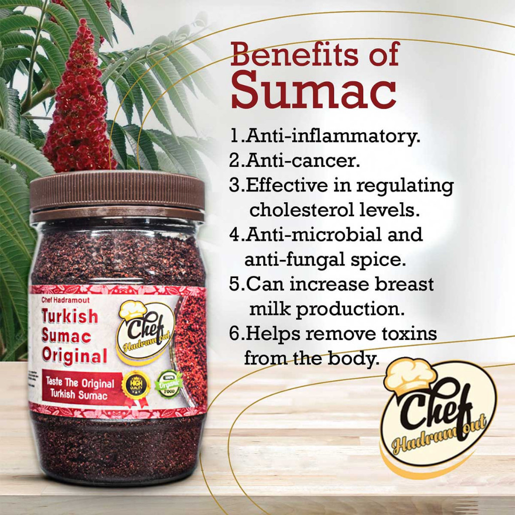 Turkish Sumac Powder Original High-Quality Sumac Serbuk 50g/100g/200g ...