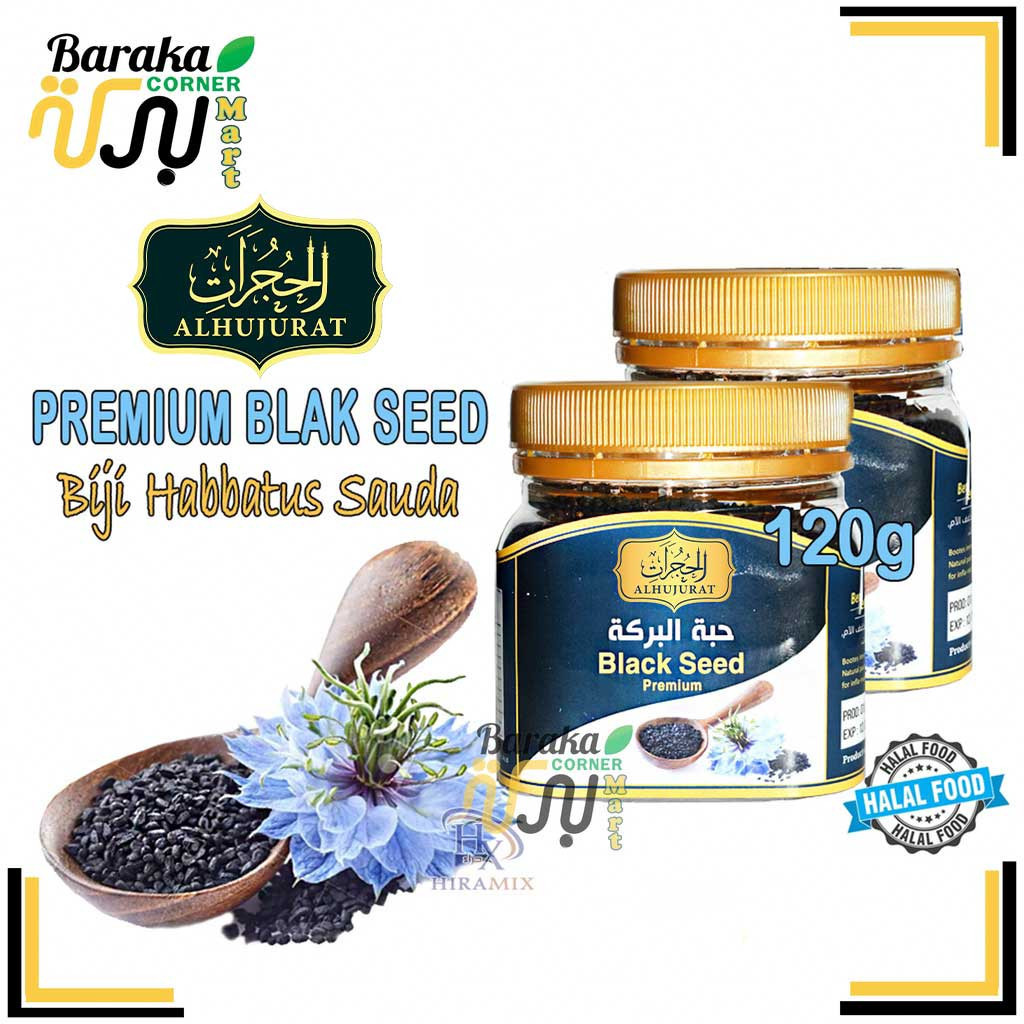 Alhujurat Habbatussauda Biji & Serbuk | Black Seed Powder & Seed ...