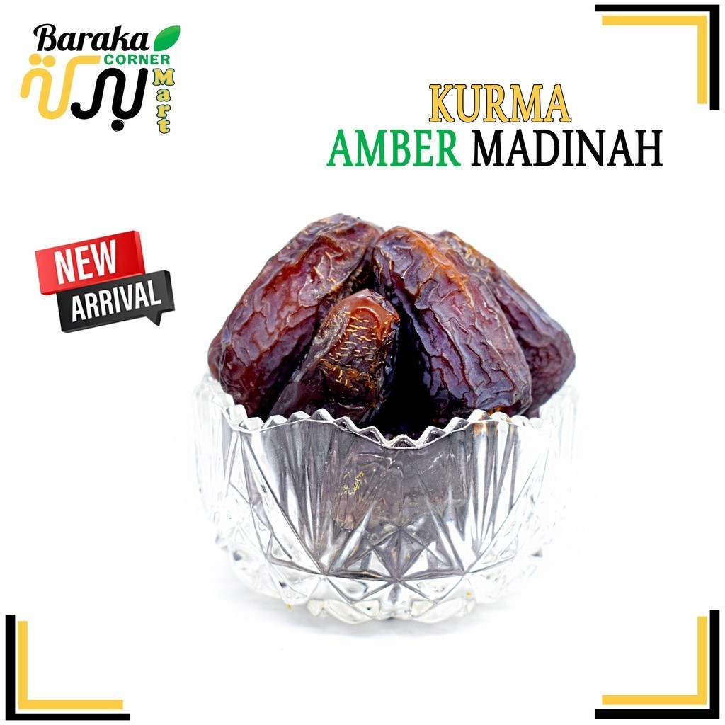 Kurma Ambar Madinah Jumbo Amber Dates Fresh Stock 250g/500g/1kg ...