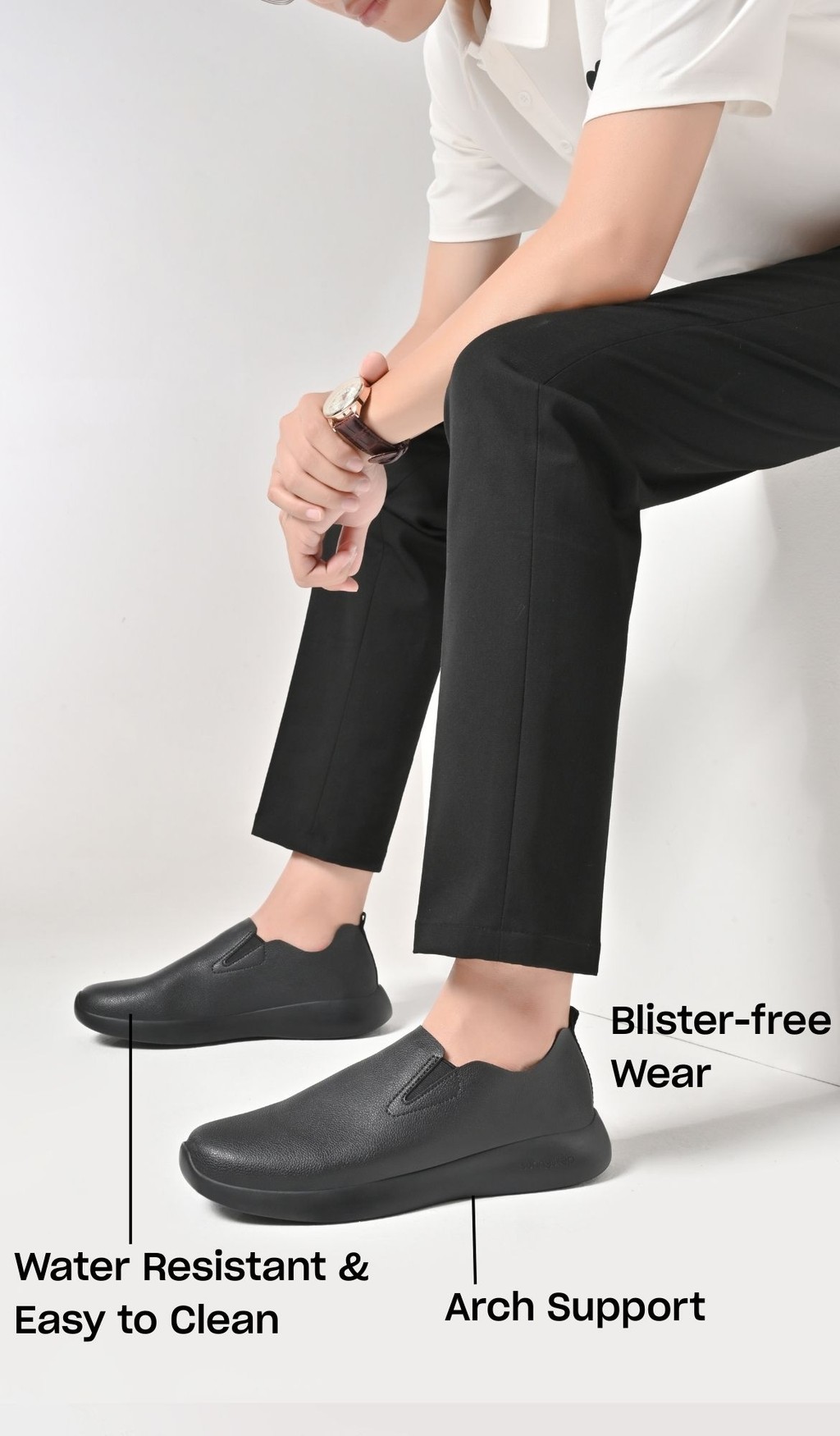 Sunnystep Balance Walker Natural Tan Flats - Wide Toe Box - Slip On ...