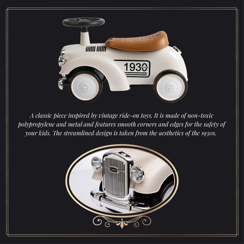Sweet Cherry Classic Kid Toy Car Design 665 Mortiz Ride-On Push Car For ...