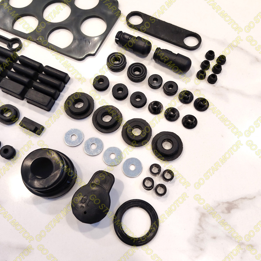 YAMAHA Y125Z Y125ZR Y125 125Z 125ZR Body Rubber Complete Set Getah Full ...