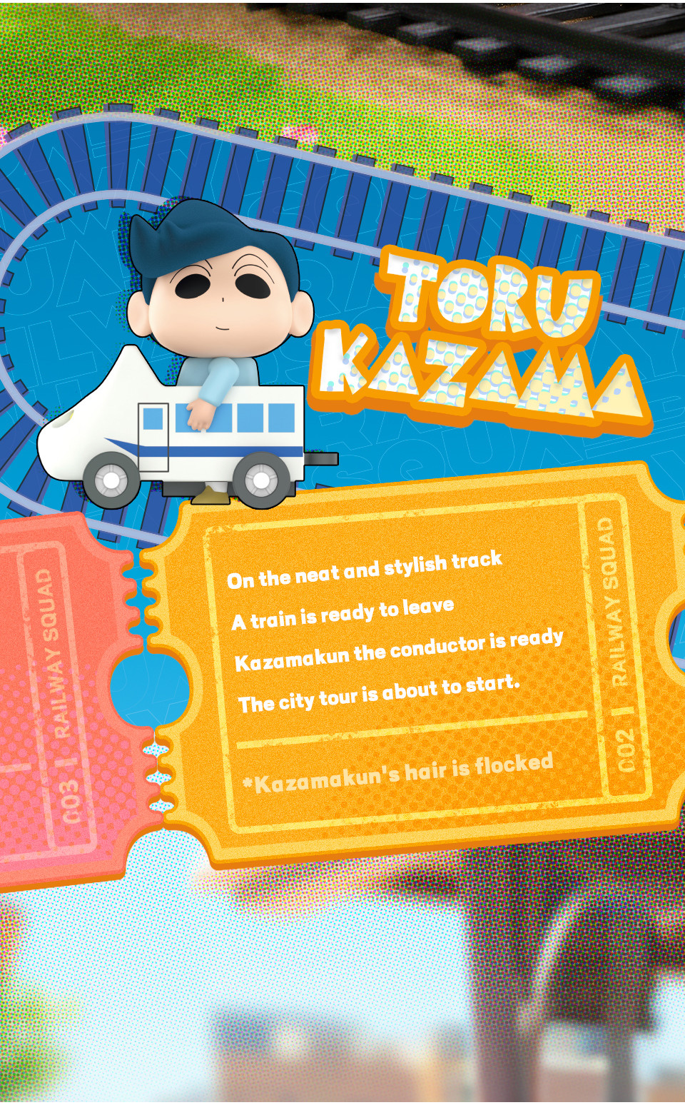 52TOYS Crayon Shinchan Railway Squad Series Blind Box Figure Toy ...